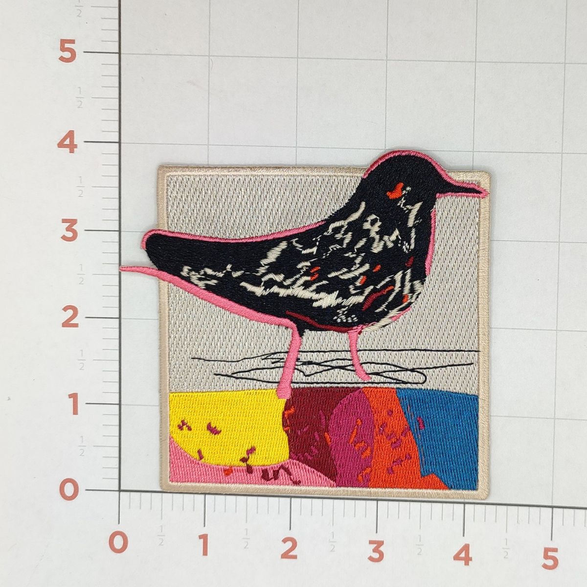 Messenger Embroidered Art Patch – Isabelle Gougenheim Designs
